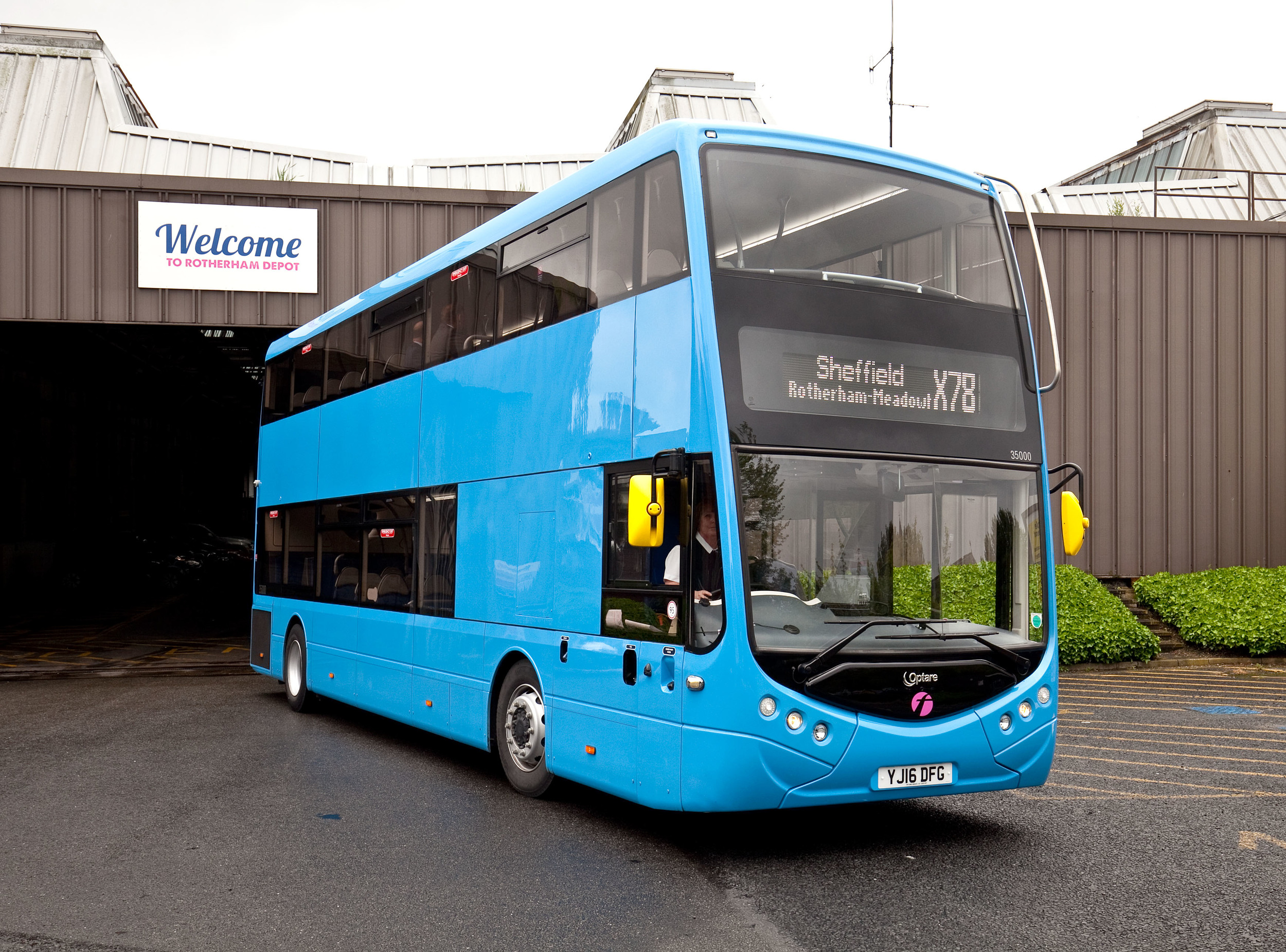 Metrodecker starts real world operation with First Bus - Optare