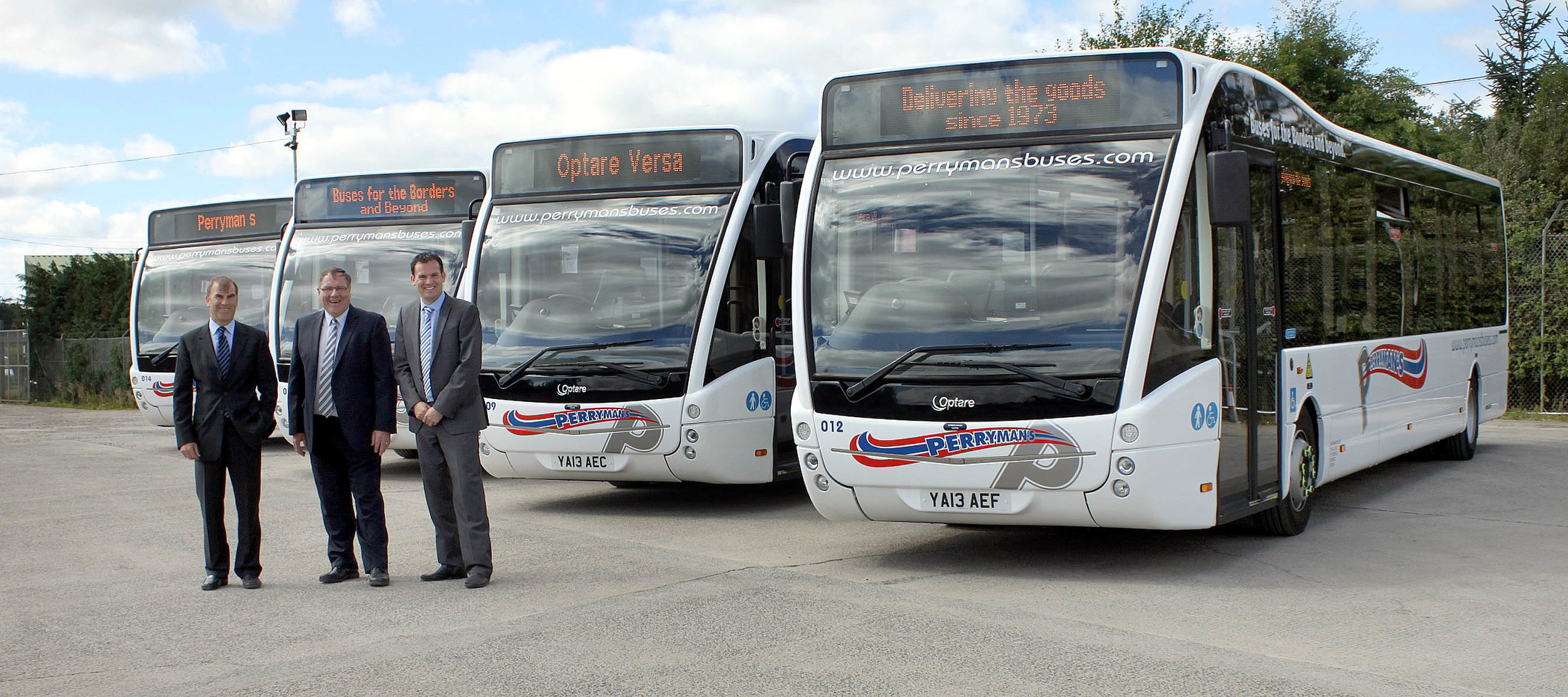 Optare completes delivery of Perryman’s Buses largest ever order - Optare